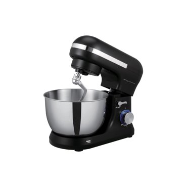 Farberware Professional Stand Mixer, 4.7 Quart, 6 Speed, Gun Metal with ...