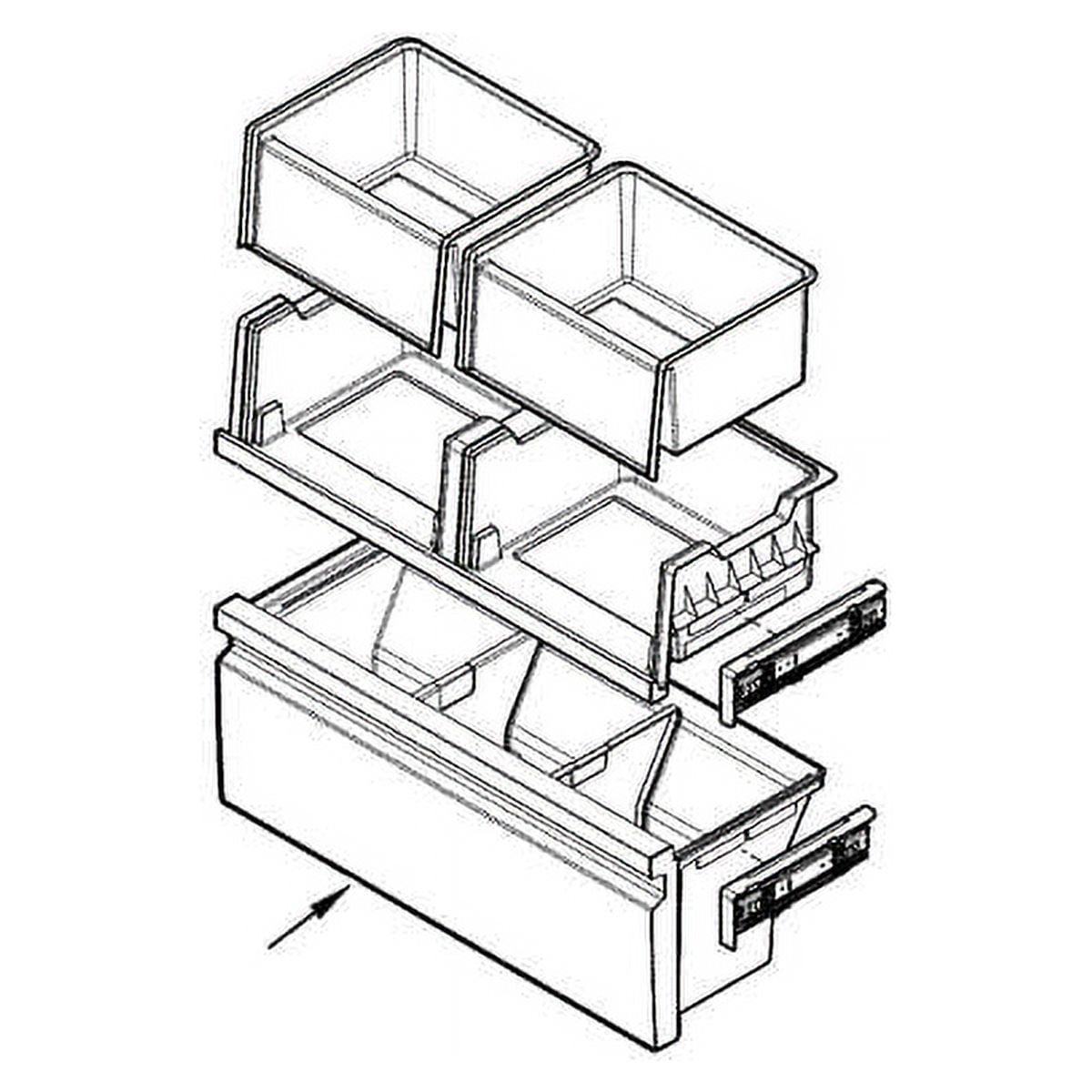 Frigidaire 5304524710 Drawer Assembly (Genuine Oem Part) - Walmart.com