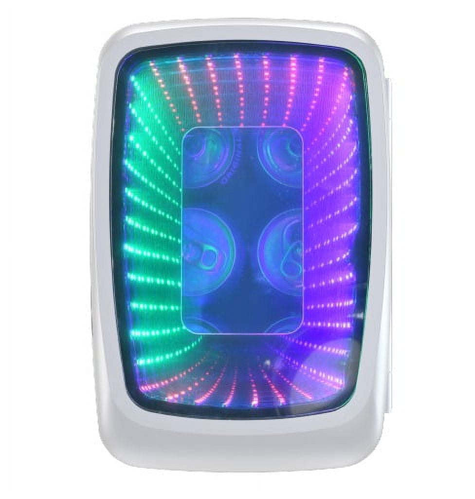 Frigidaire 6-Can Retro Gaming Light-Up Portable Beverage Mini Fridge ...