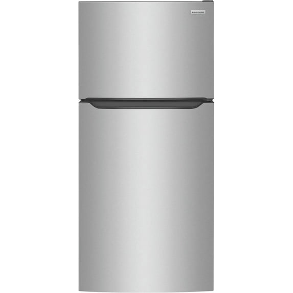 Frigidaire 20 Cu. Ft. Top-Freezer Refrigerator, Stainless Steel, Garage ...