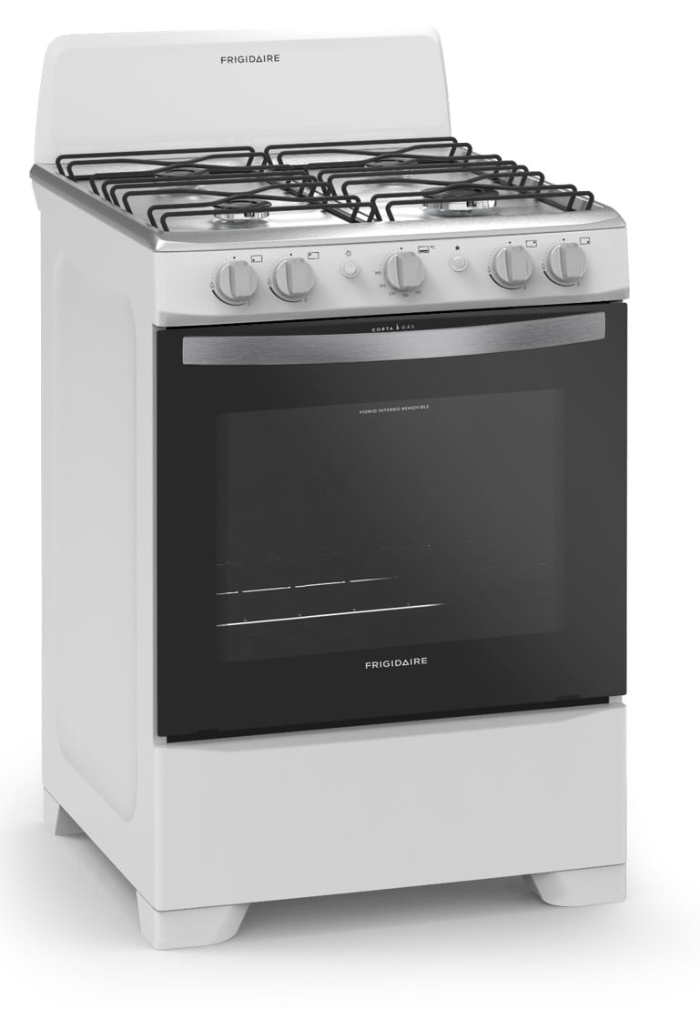 Frigidaire 24 in 5.1. cu. ft. Gas Range in White - Walmart.com