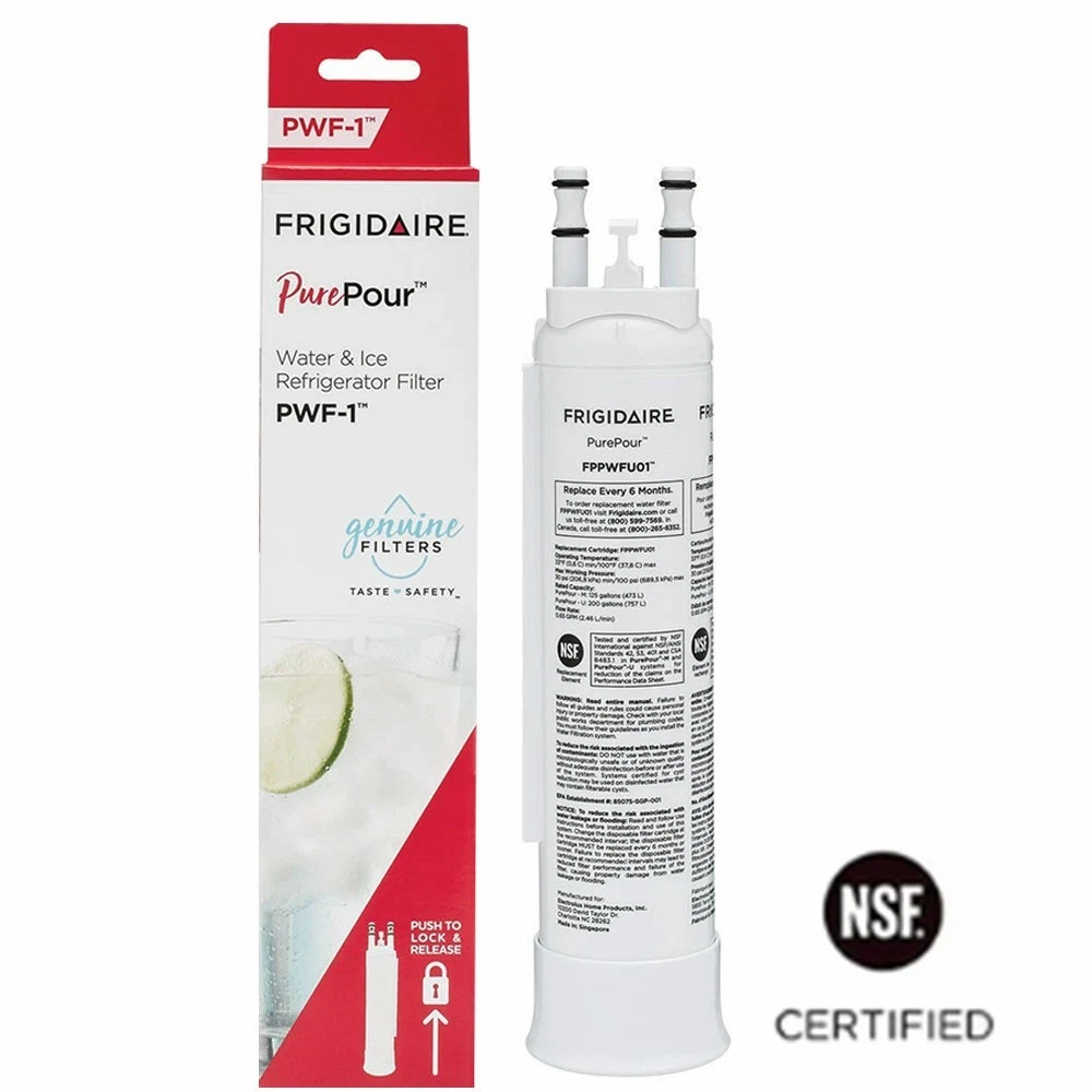 1-Pack FPPWFU01 PurePour PWF-1 Refrigerator Water Filter, For ...