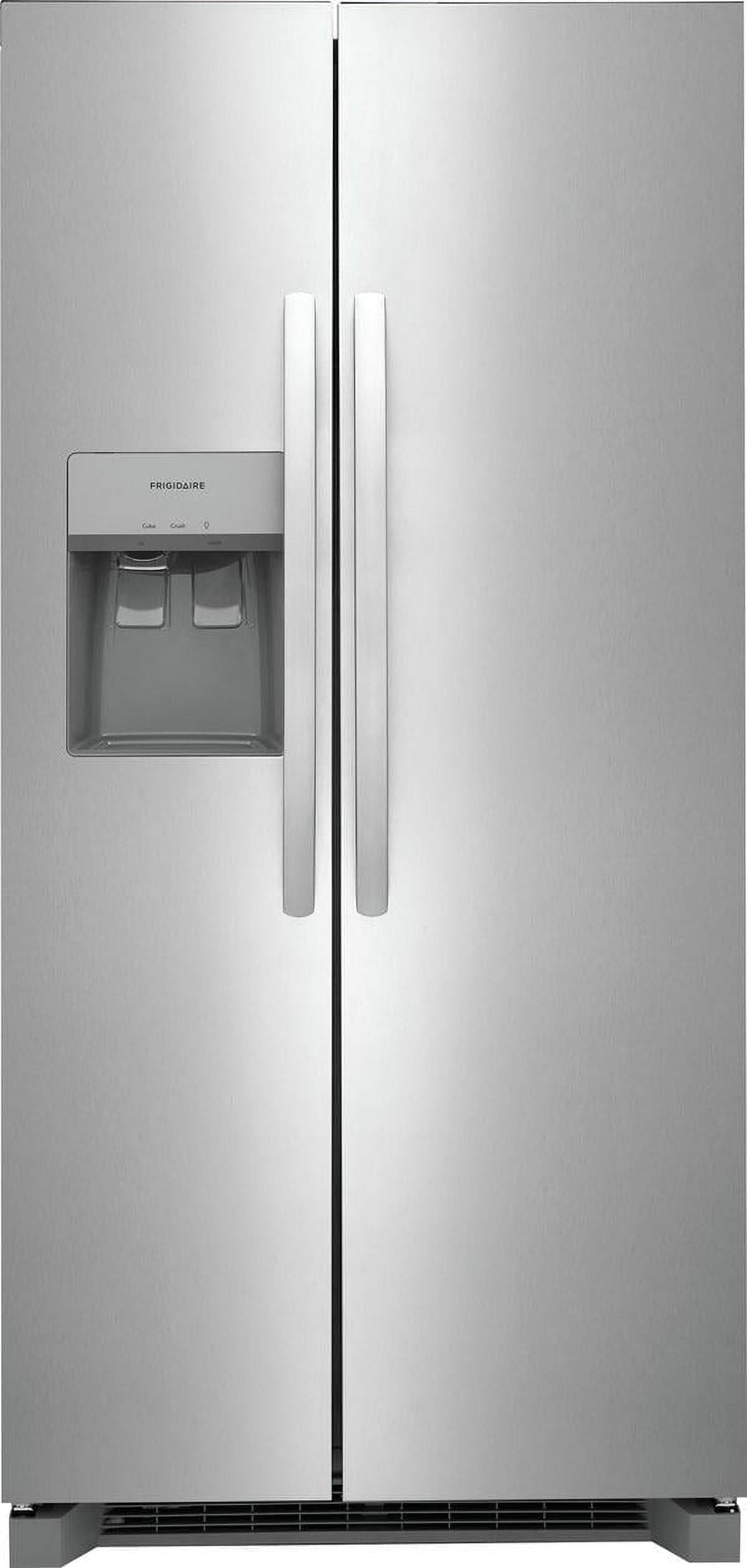Frigidaire 22.3 cu.ft Full Size Side-by-Side Refrigerator, FRSS2323AS ...