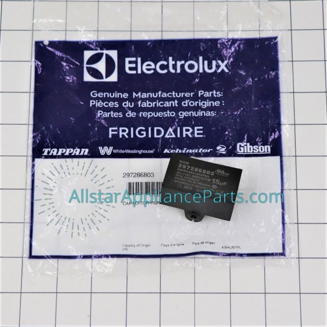 Frigidaire Freezer, Refrigerator Run Capacitor 297286803 - Walmart.com