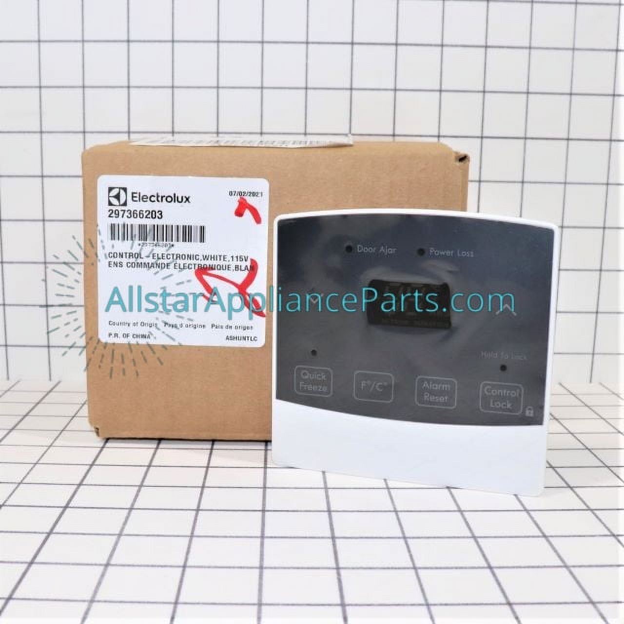 Frigidaire Freezer User Control and Display Board 297366203 - Walmart.com