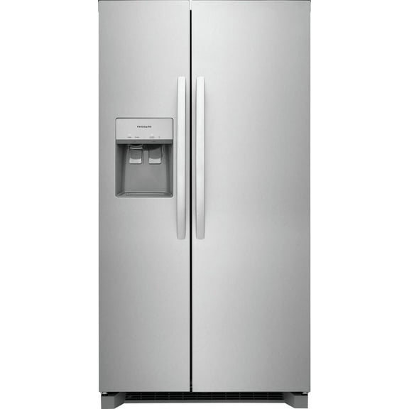 Frigidaire 22.3 cu.ft Full Size Side-by-Side Refrigerator, FRSS2323AS ...