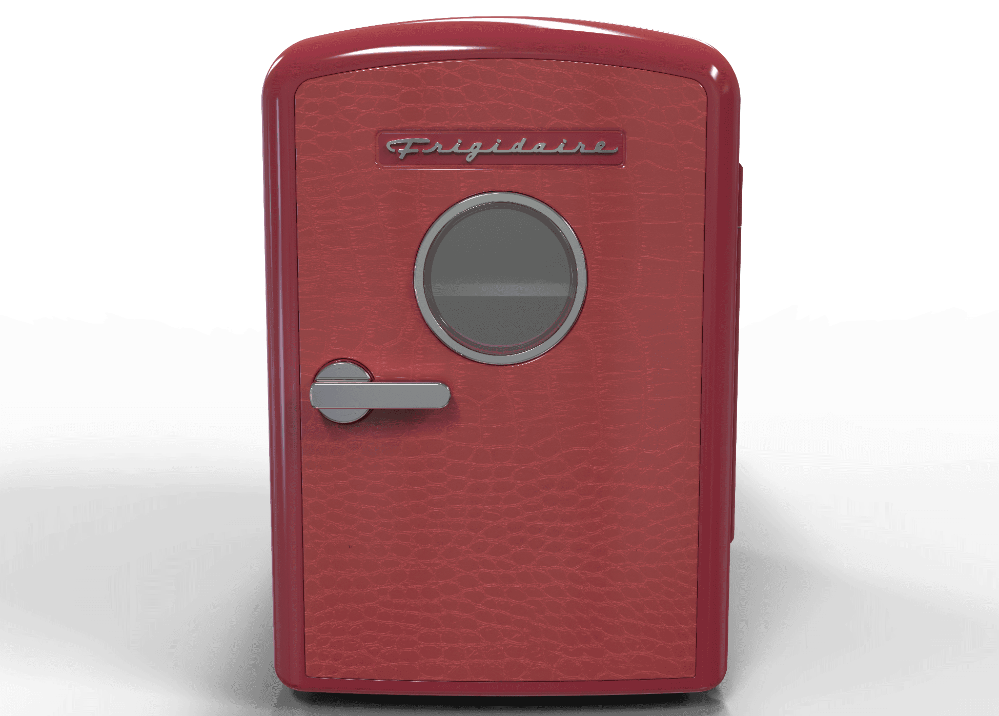 Frigidaire Mini Fridge Cooler, Crocodile Skin Design, Holds Up to 9 ...