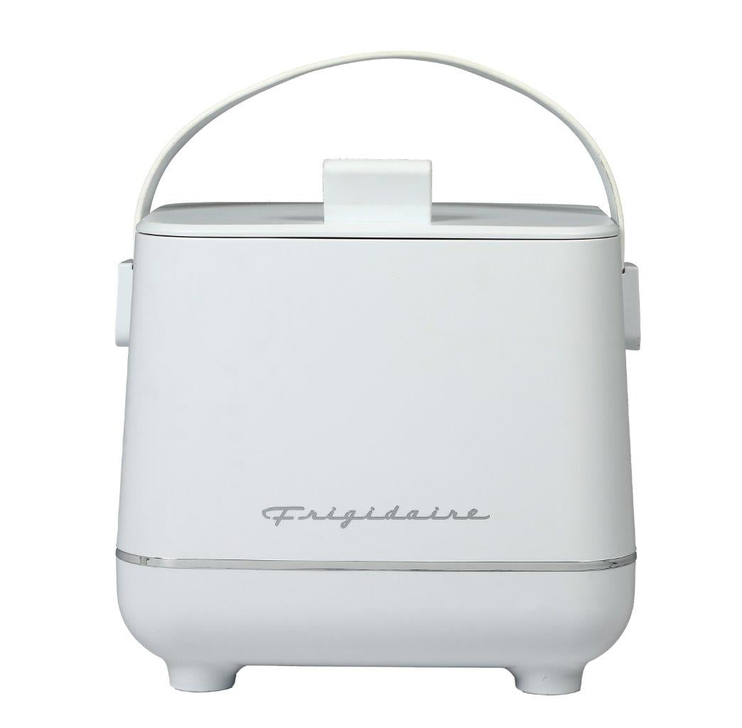Frigidaire Portable 6-Can Insulated Mini Fridge Cooler, White, 0.14 cu ...