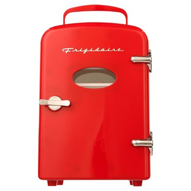 Dr Pepper Electric Beverage Refrigerator, Portable 6-Can Mini Fridge ...