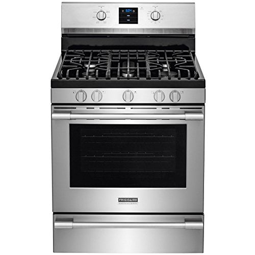 Frigidaire Professional FPGF3077QF 5.6 Cu. Ft. 5 Burner Stainless Range ...