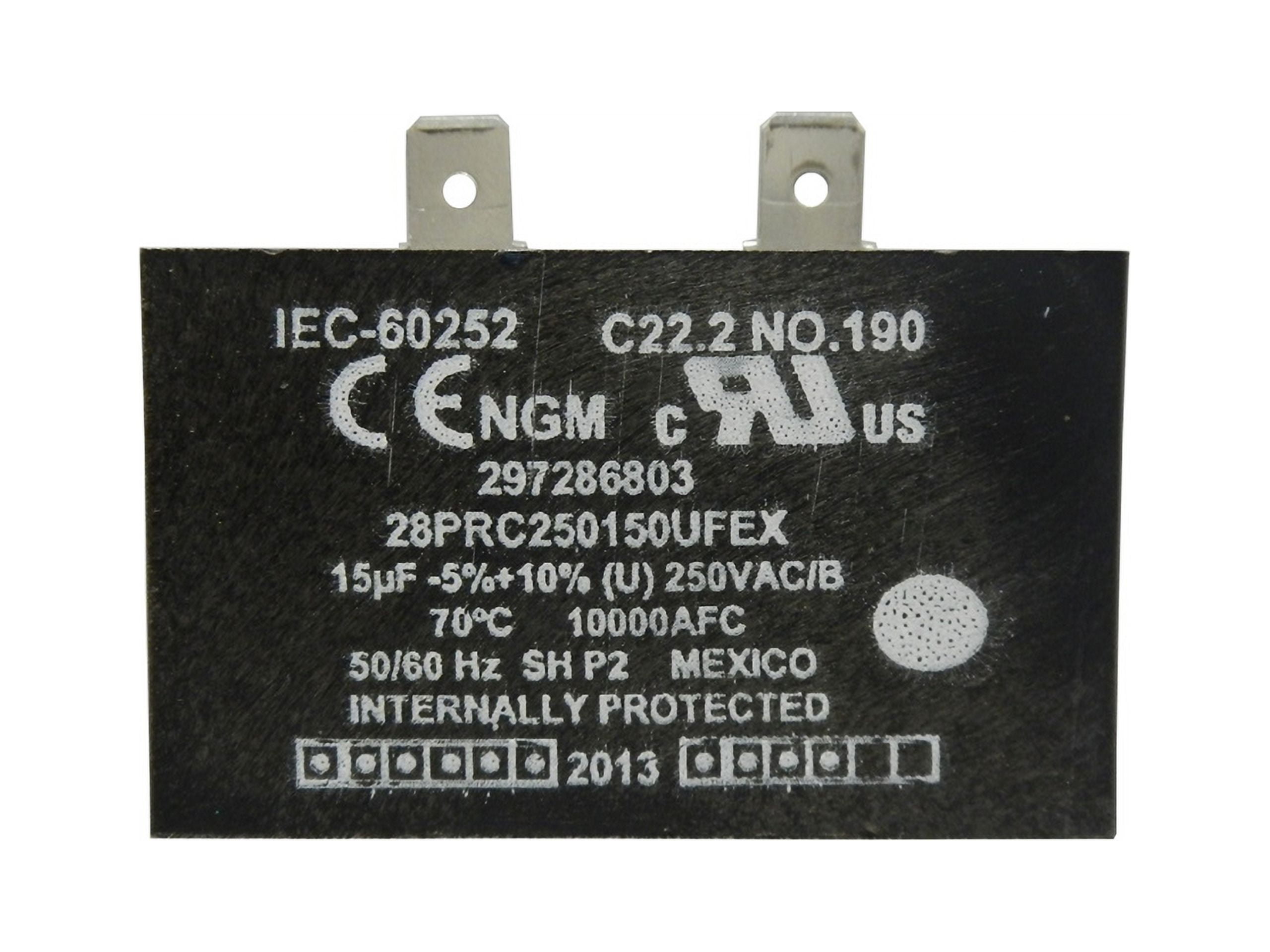 Frigidaire Run CapacitorRefrig Part # 297286803 - Walmart.com