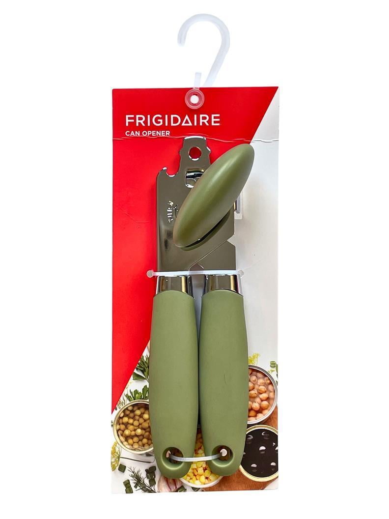 Frigidaire Stainless Steel Manual Can Opener with Soft Touch Handle, Oversized Handheld Easy ...
