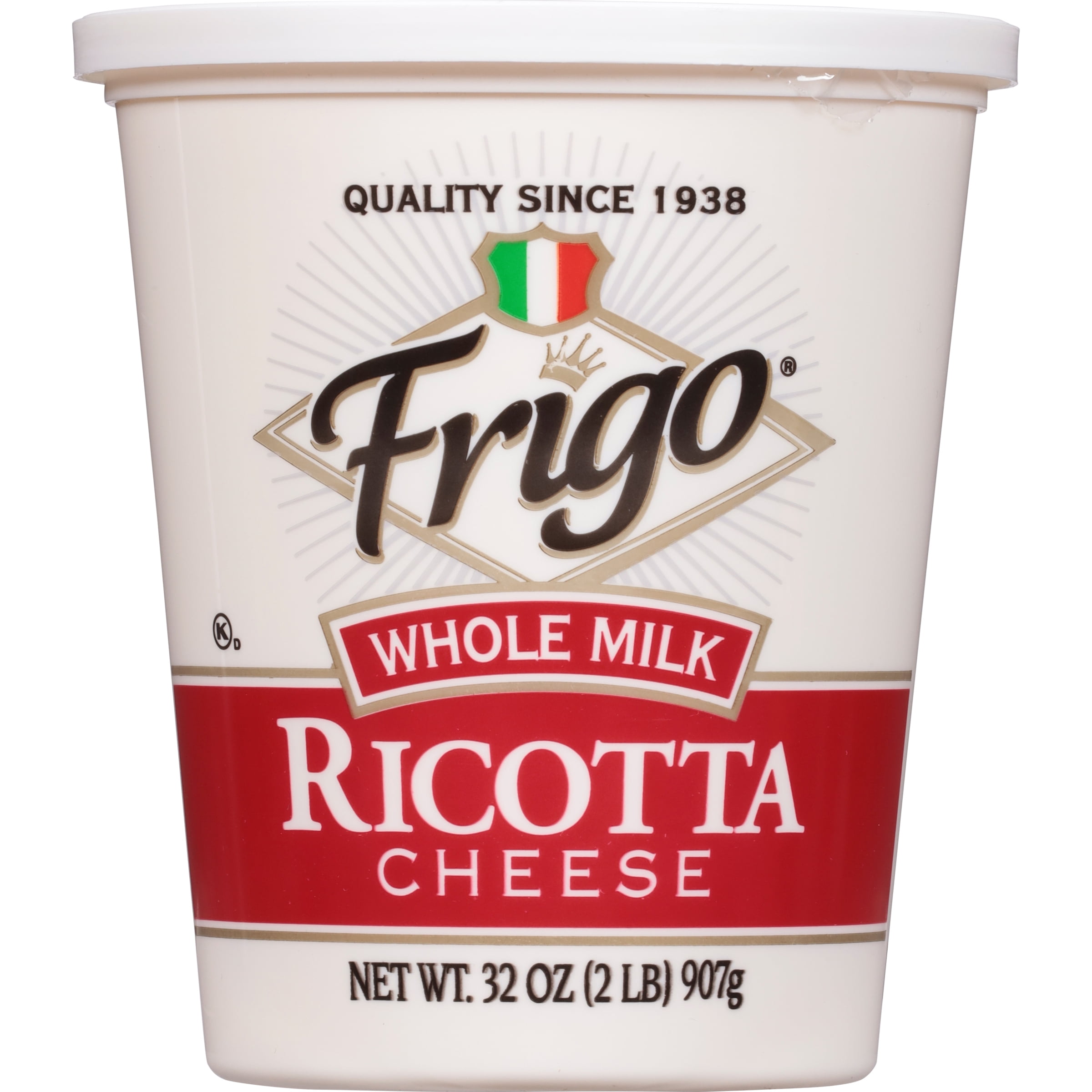 Frigo Whole Milk Ricotta Cheese, 32 Oz - Walmart.com