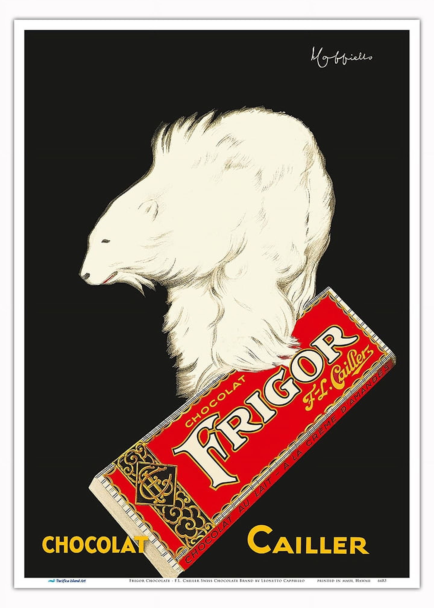 Frigor Chocolate (Chocolat) - F.L. Cailler Swiss Chocolate Brand ...