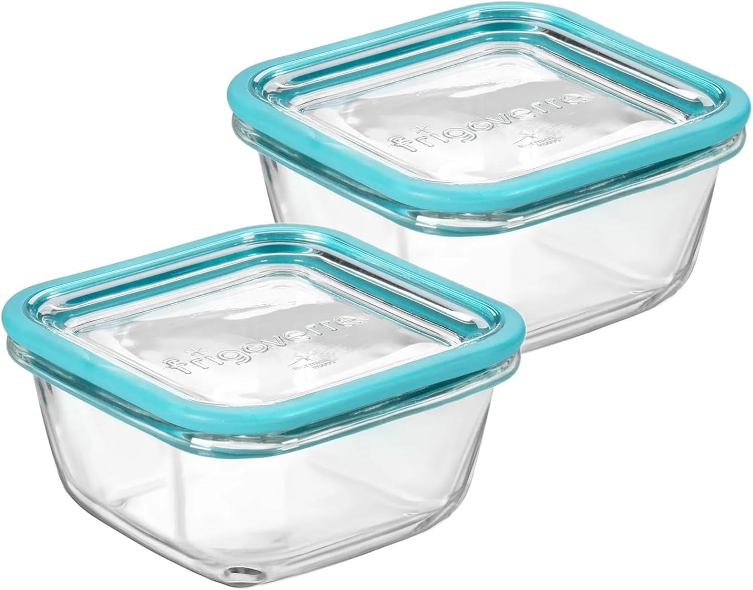 Frigoverre Future Set Of 2 14.25 oz. Square Food Storage Container ...