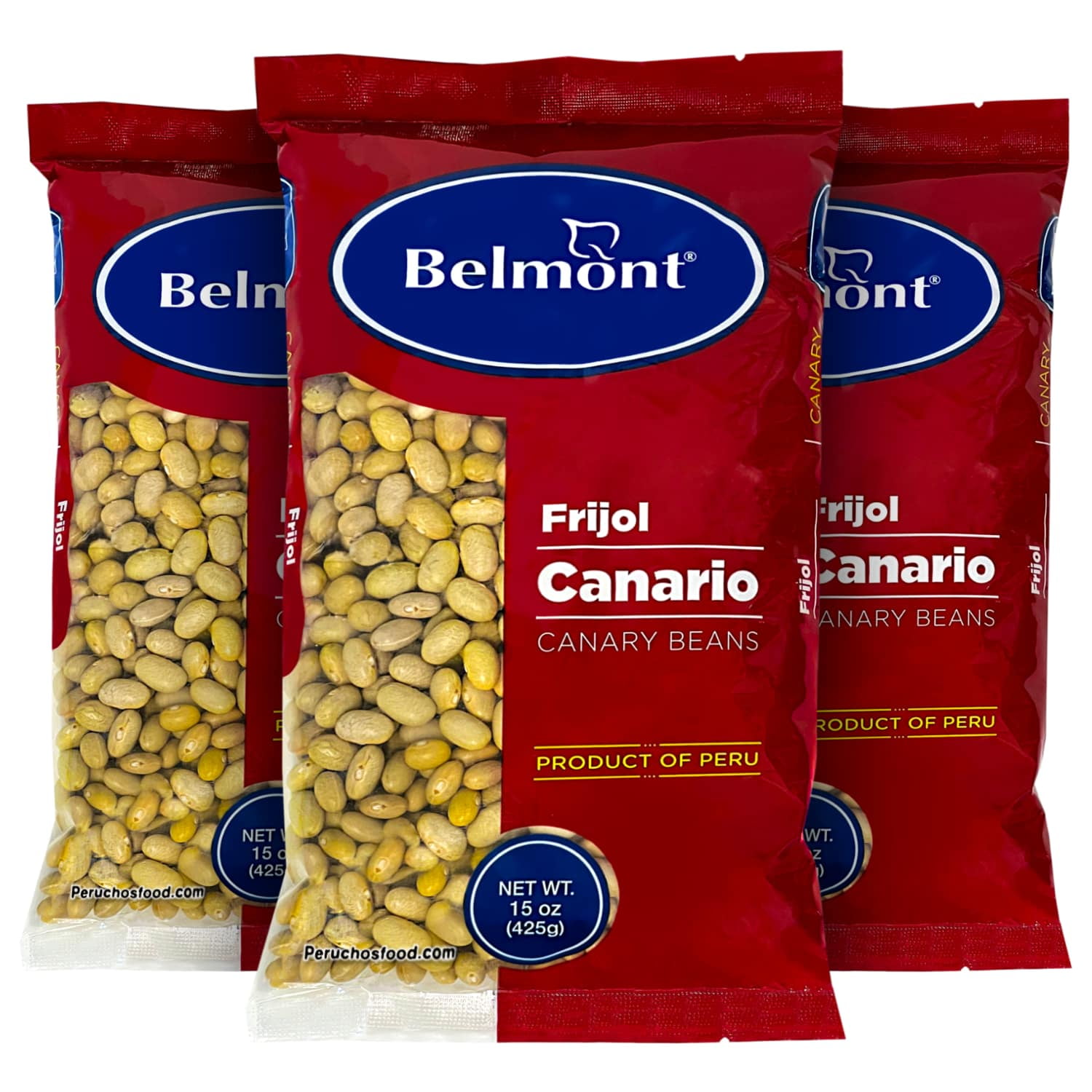 Frijol Canario Marca Belmont 15 oz de Peru | Canary Bean from Peru 3 ...