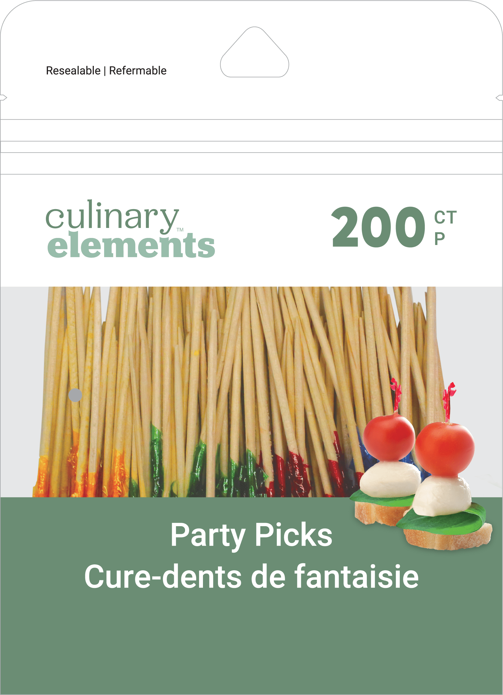Frilled Party Picks 200 Count - Walmart.com