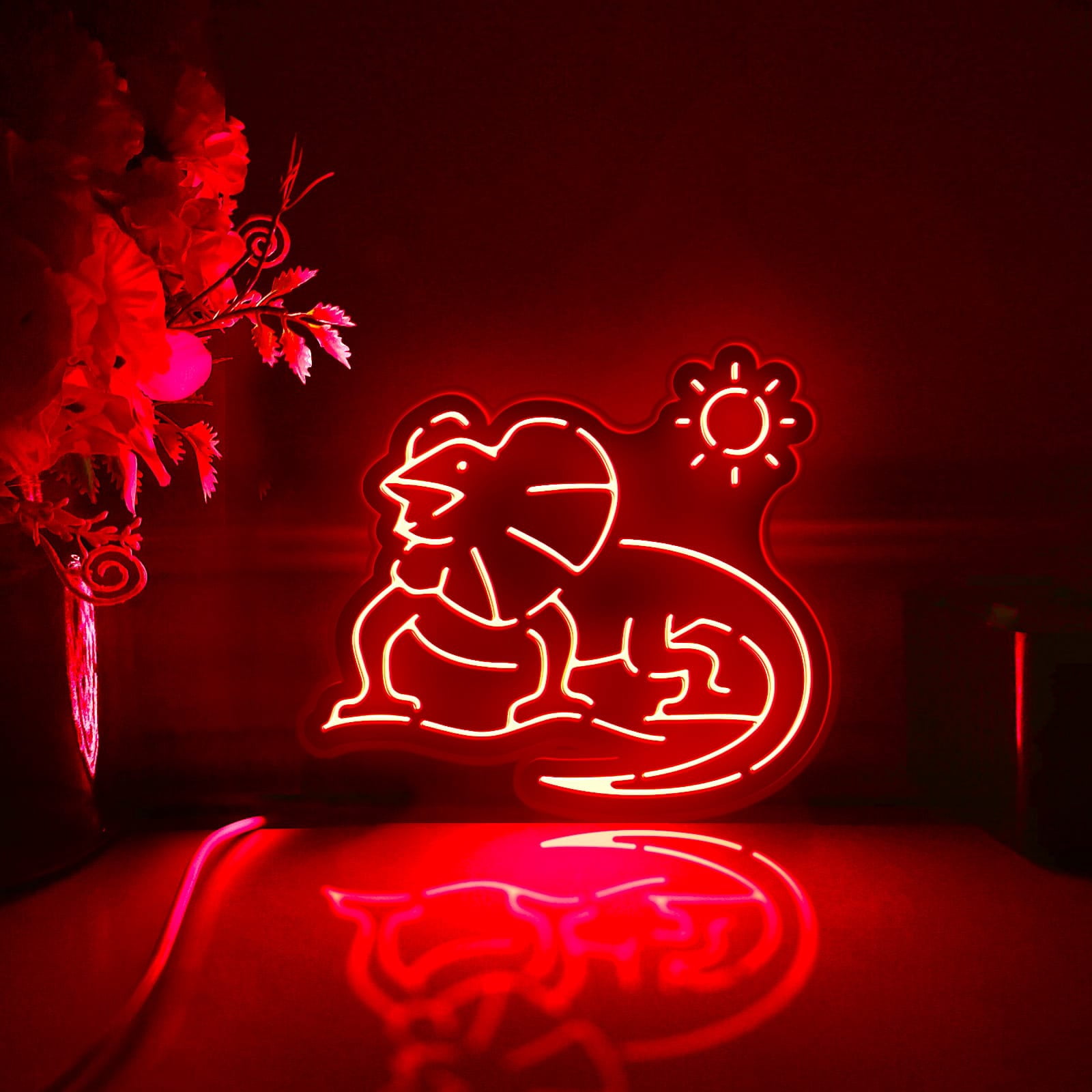 Frilly Lizard Led Light Box, Dimmable Neon-Like Light Signs USB Power ...