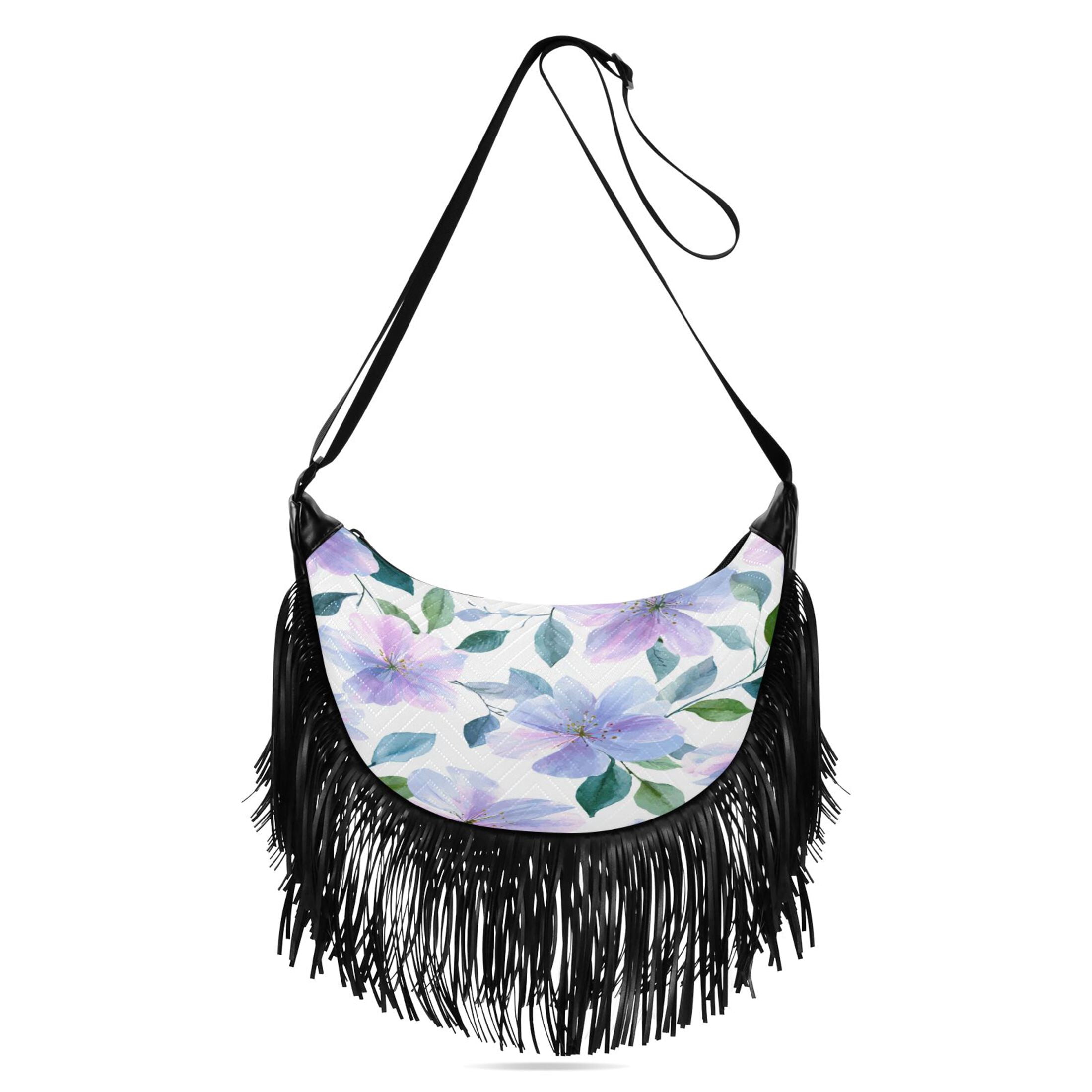 Fringe Crossbody Bag Women's Crossbody Handbags 13.39x6.69x3.62Inch ...