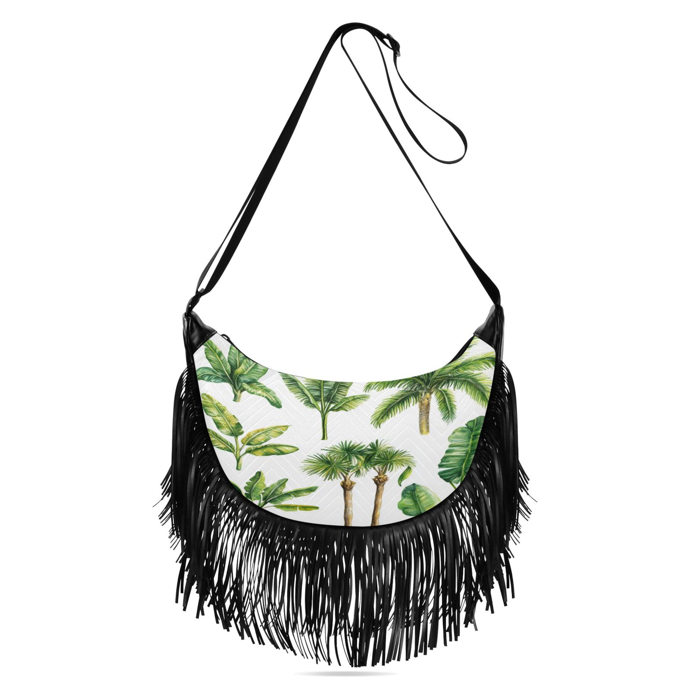 Fringe Crossbody Bag Women's Crossbody Handbags 13.39x6.69x3.62Inch ...
