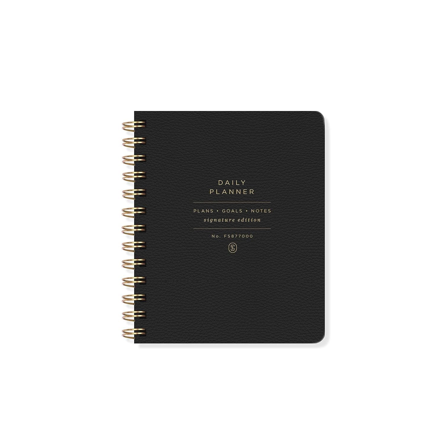 Fringe Studio Non-Dated Planner - Black, Daily - Walmart.com