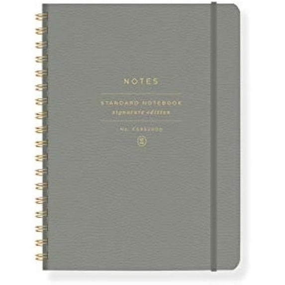 Fringe Studio Standard Spiral Notebook, Faux Leather, Medium (962070 ...