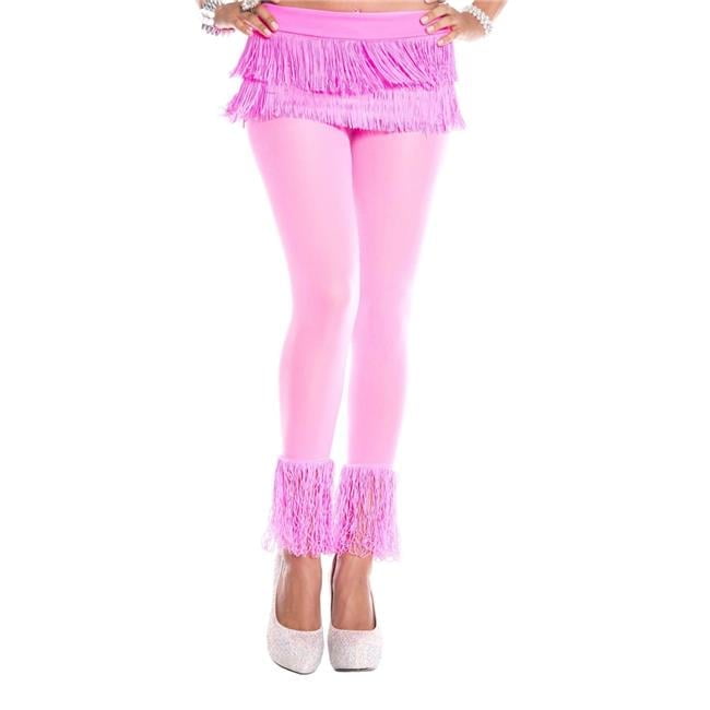 Fringed Leggings, Neon Pink - Walmart.com
