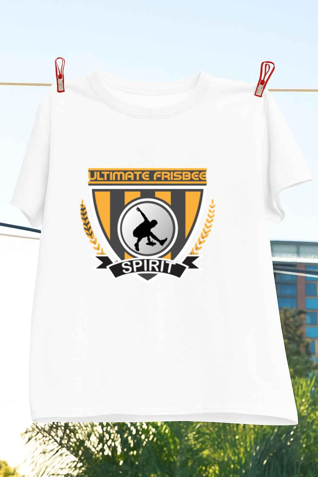 Frisbee Spirit Team Retro Graphic Unisex T-Shirt Sports Inspired ...