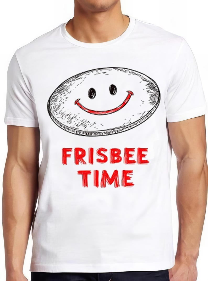 Frisbee Time Funny Hippie Meme T-shirt – Gamer Cult Movie Music ...
