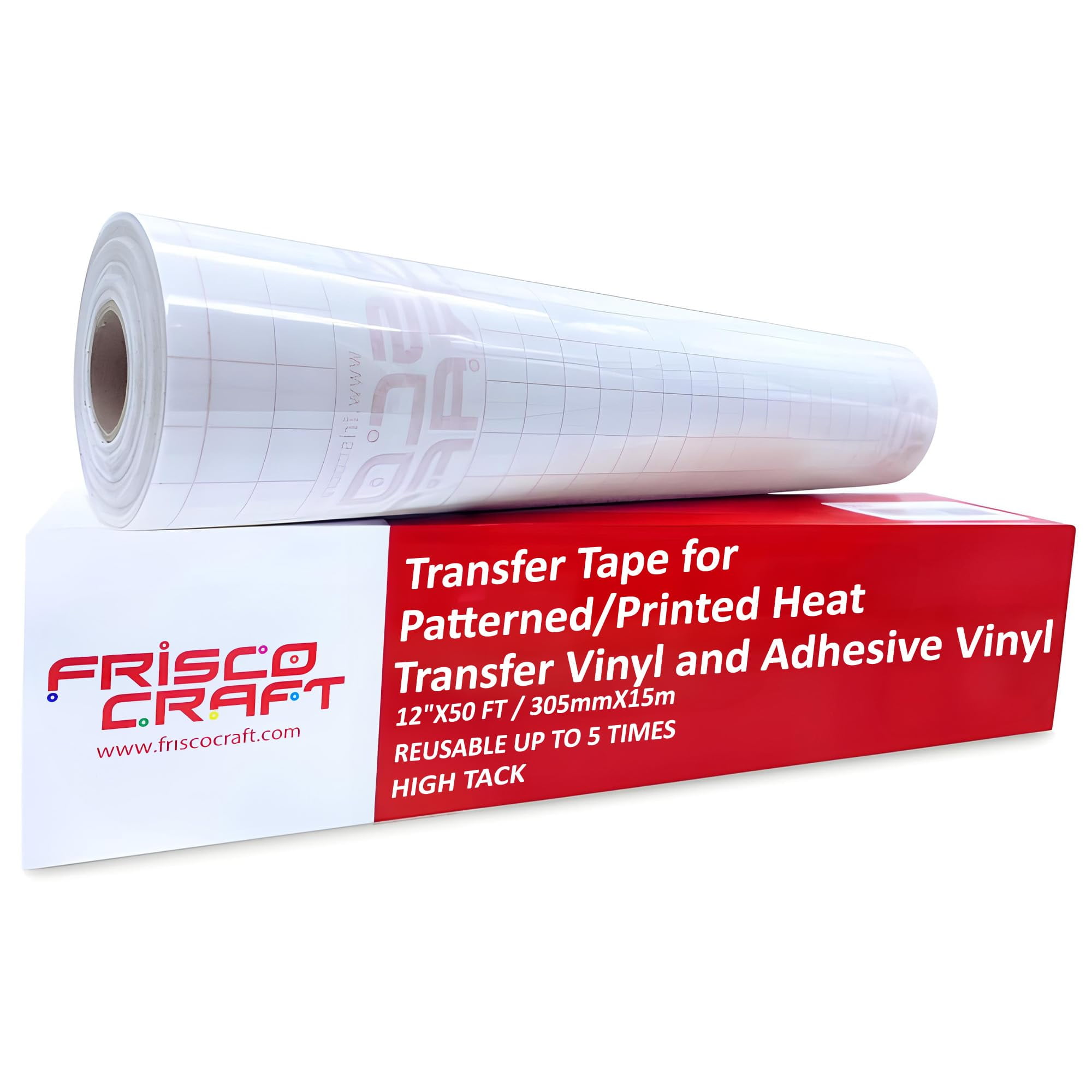 Frisco Craft Transfer Tape TSF6 for Heat Transfer Vinyl - Iron on Clear ...