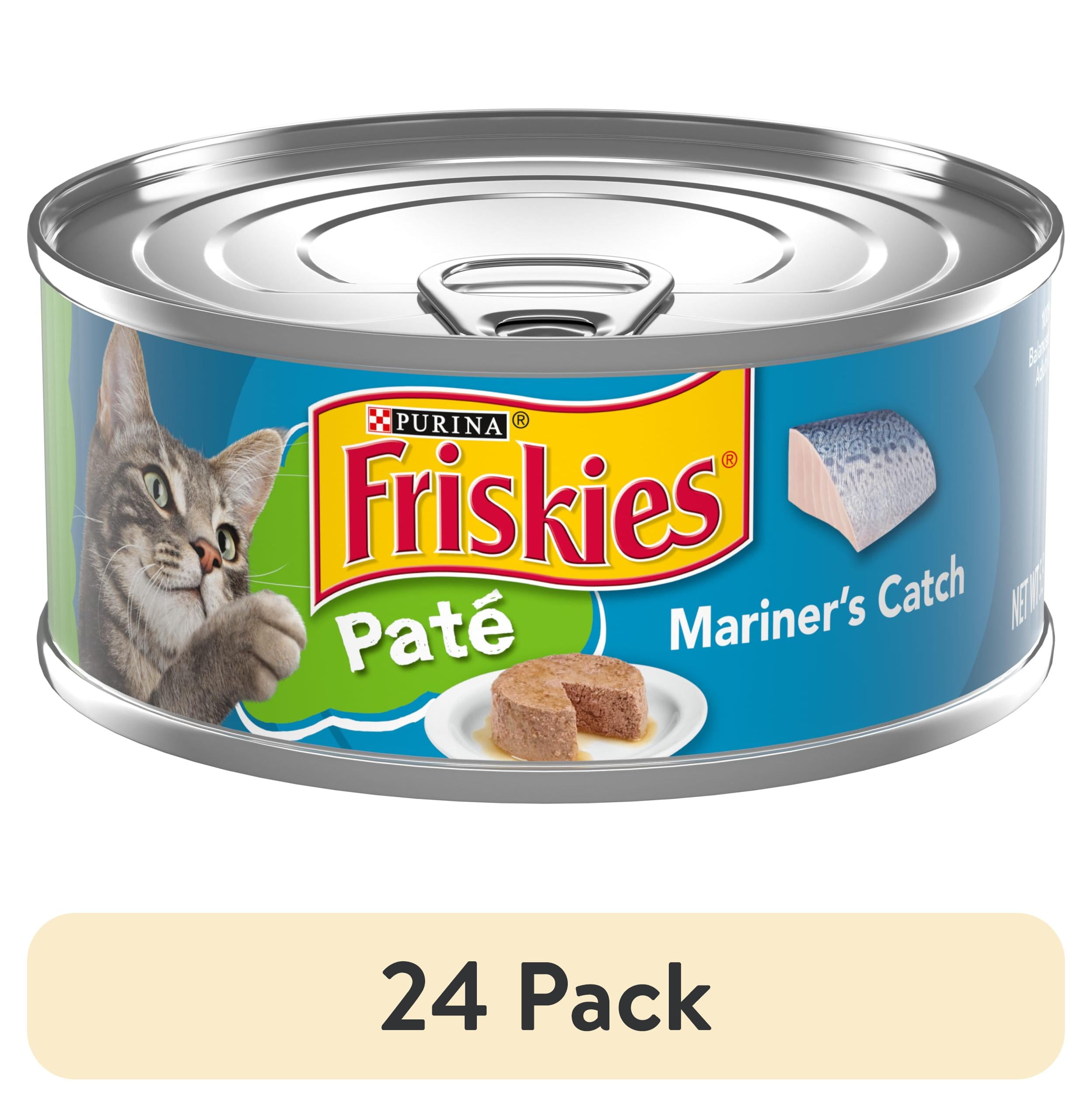 (24 pack) Friskies Pate, Mariner's Catch, Wet Cat Food, 5.5 oz. Can ...