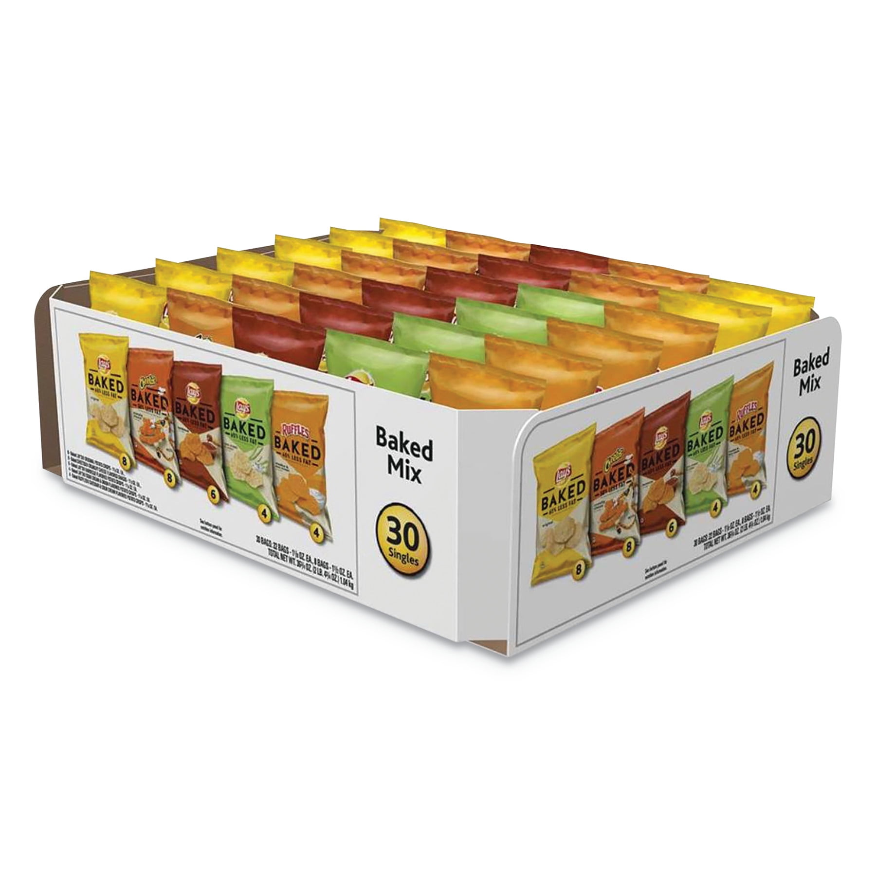 Frito Lay Baked Mix Variety Pack 30 ct, Assorted Chips in Multi Bags ...