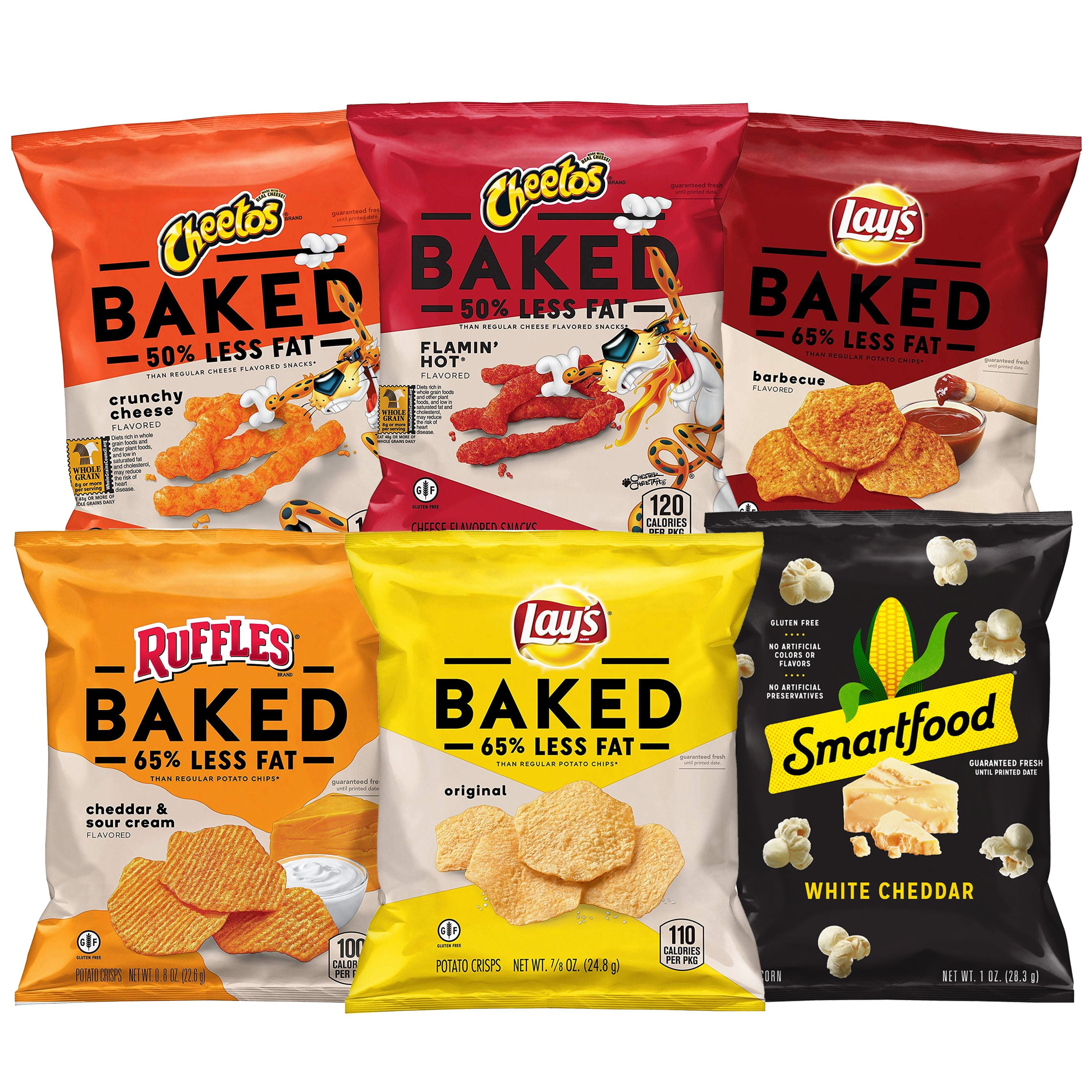 Frito-Lay Variety Chips Pack, Snack Size Favorites, 1 oz Bags, 40 Count ...