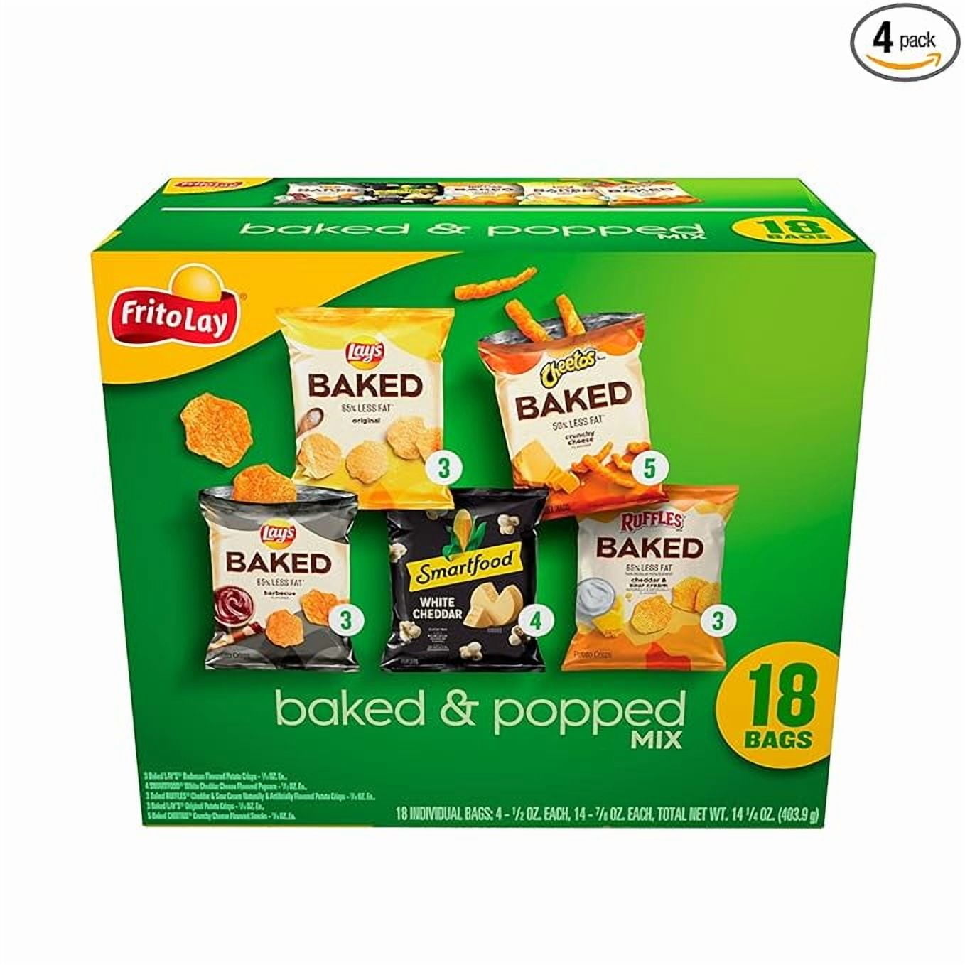 Frito-Lay Baked & Popped Mix Variety Pack Box 18ct - Walmart.com