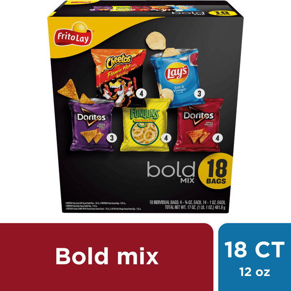Frito Lay Bold Mix, Assorted 18 each - Walmart.com