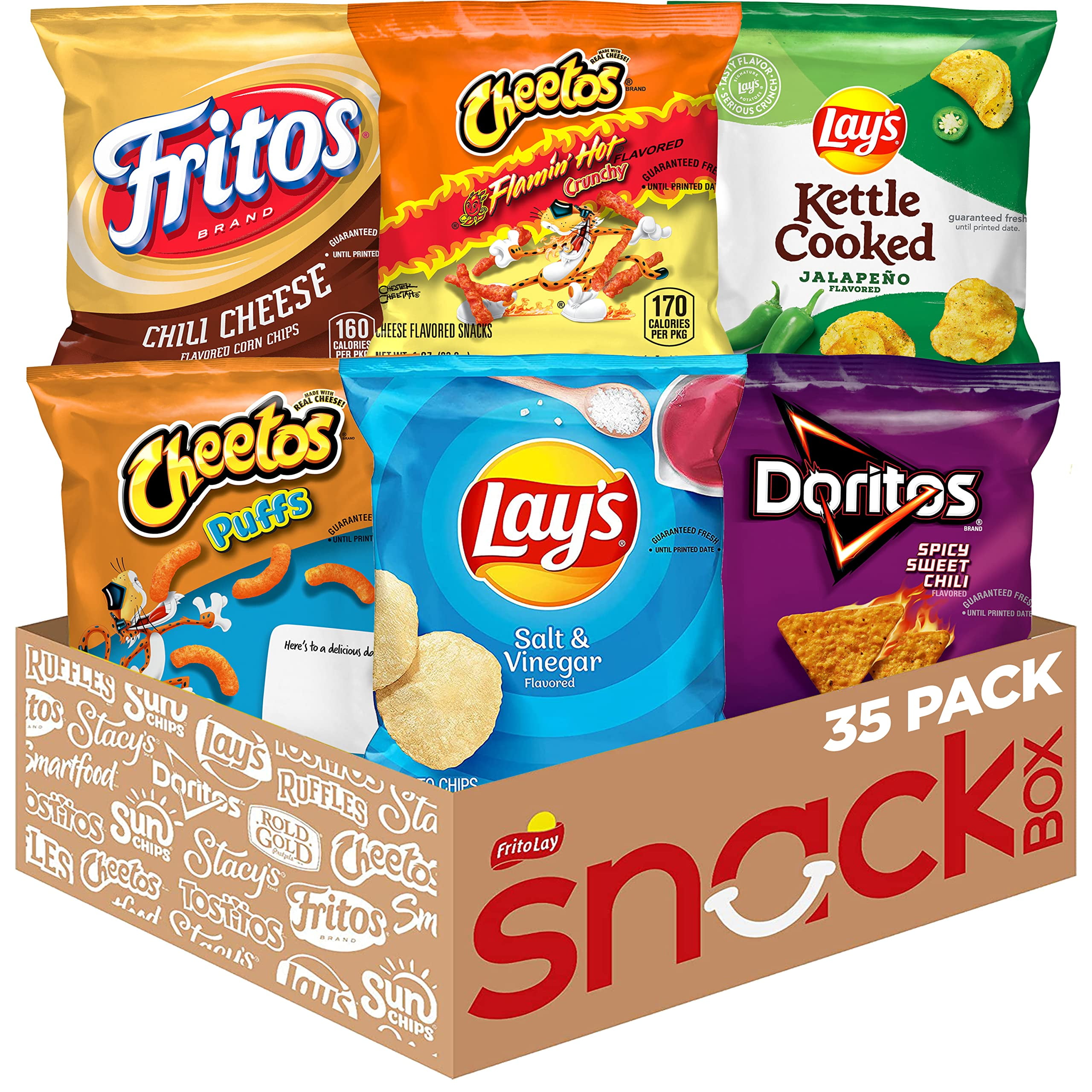 Frito-Lay Bold Mix Variety Pack, 35 Count - Walmart.com