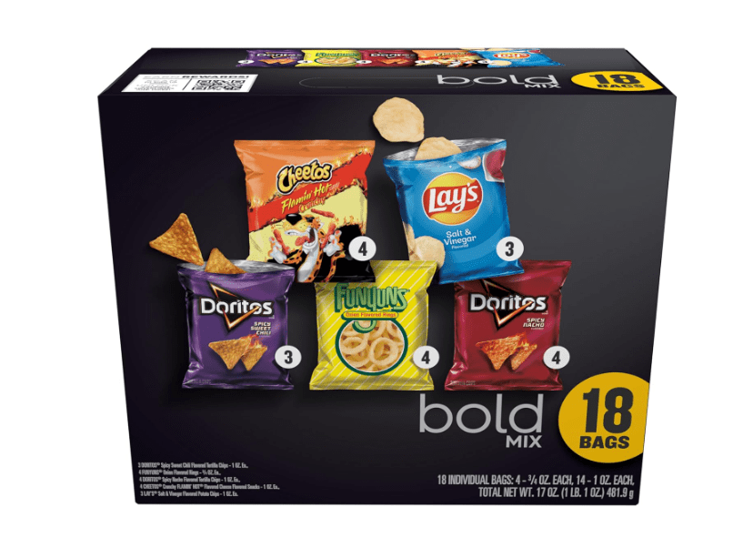 Frito-Lay Bold Mix Variety Pack Box 18ct - Walmart.com