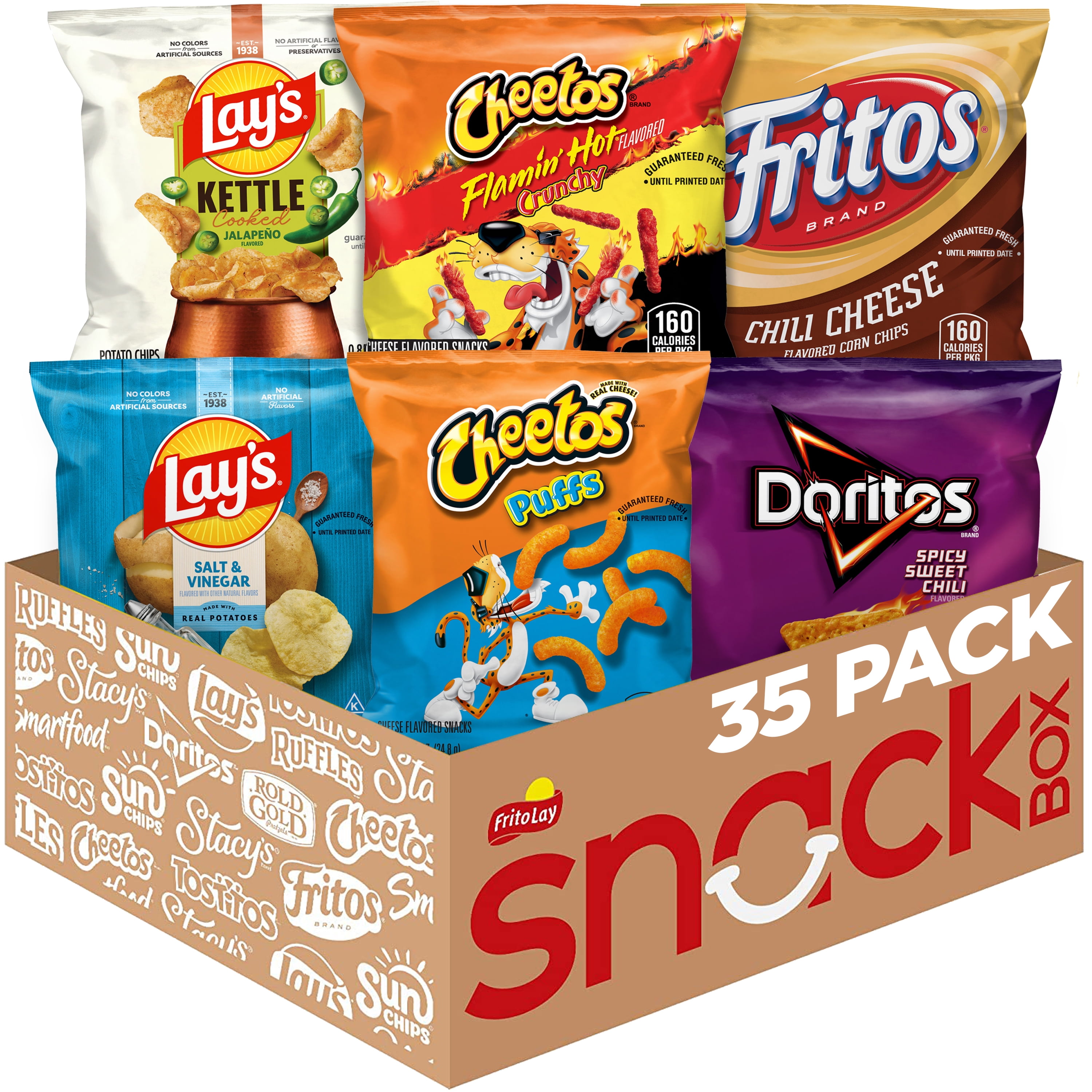 Frito Lay Bold Mix Variety Pack, (pack of 35) - Walmart.com