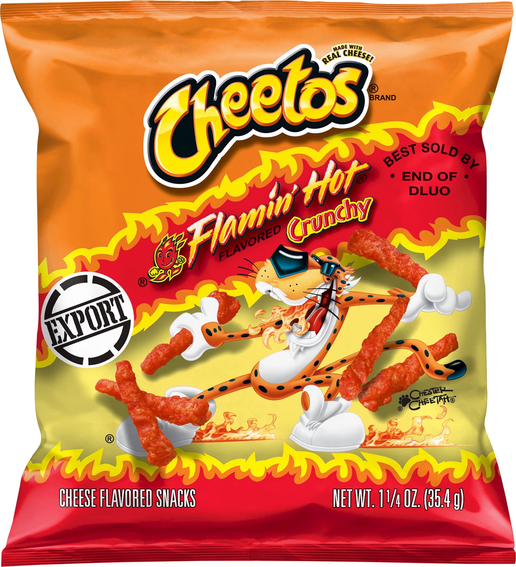 Frito Lay Cheetos Cheese Flavored Snacks, 1.25 oz - Walmart.com