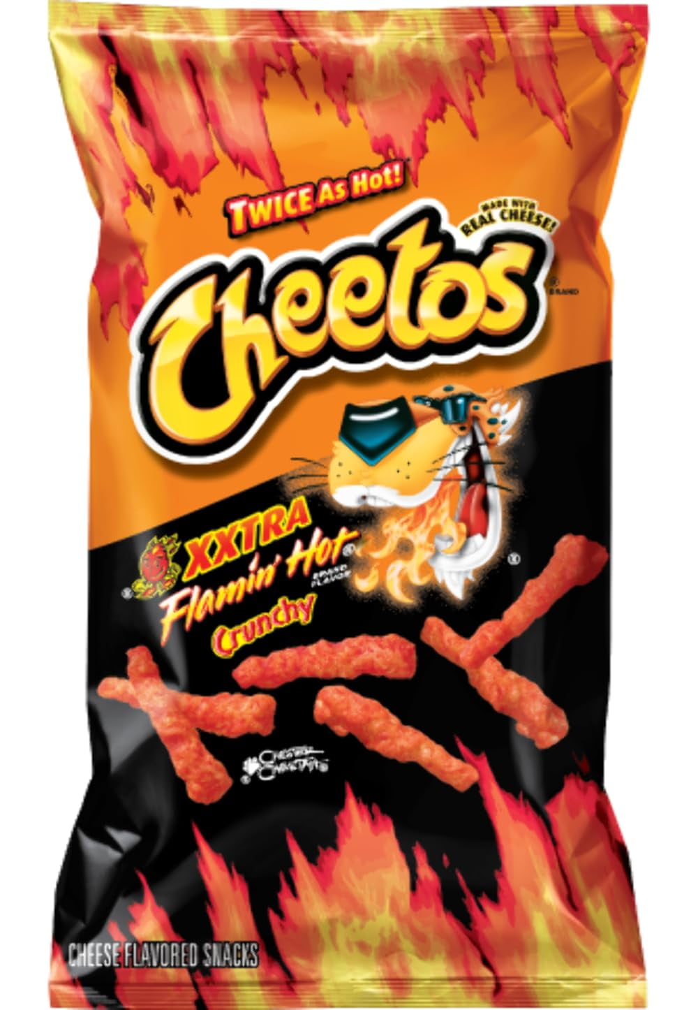 Frito Lay, Cheetos Cheese MSF2 Flavored Snacks Xxtra Flamin' Hot ...
