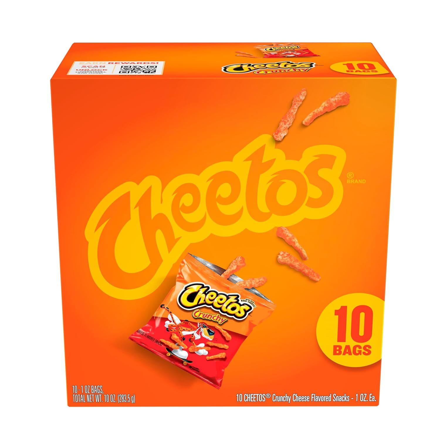 Frito-Lay Cheetos Crunchy, 1 Oz, 10 Ct - Walmart.com