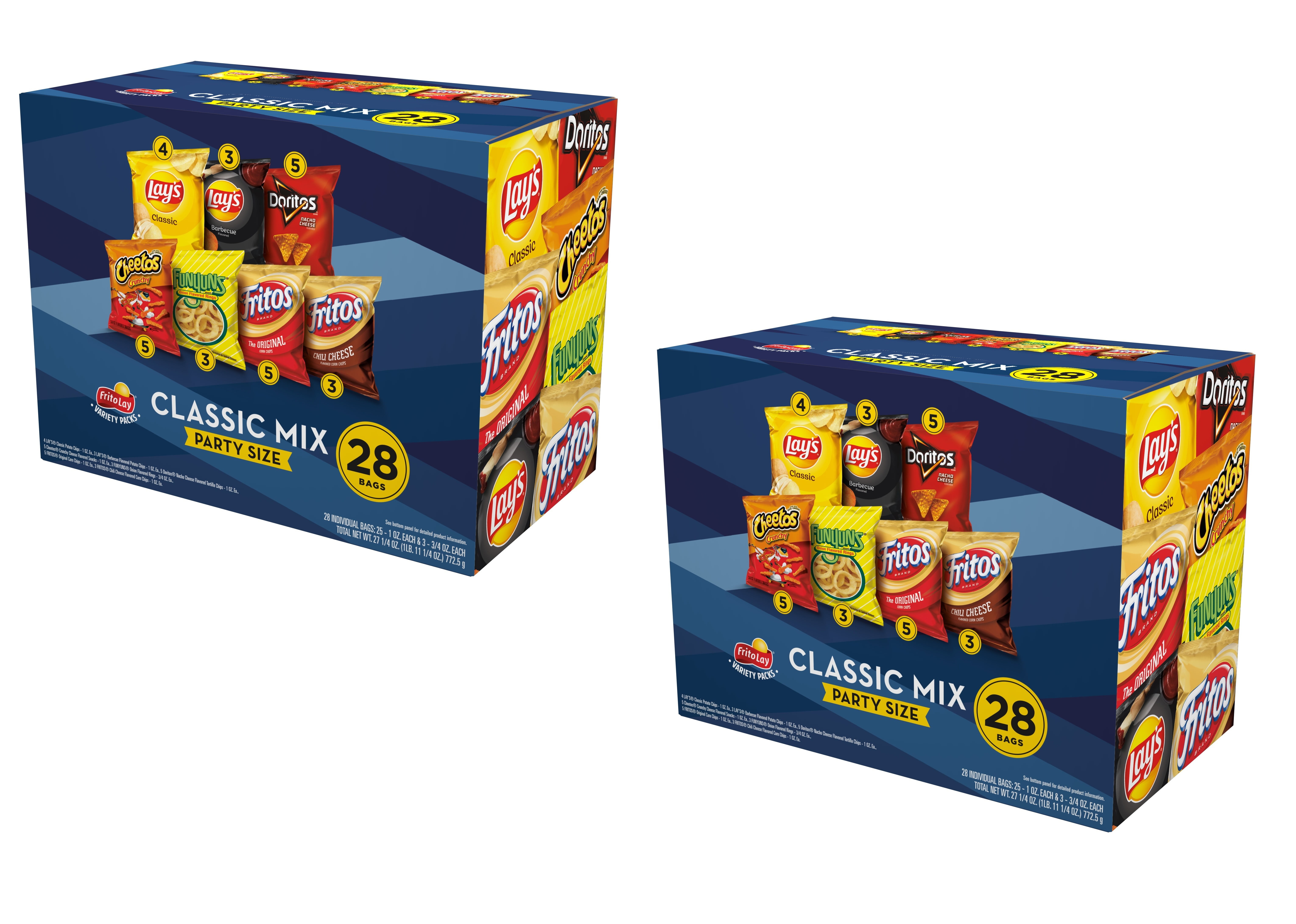 Frito-Lay Classic Mix Variety Pack, 28 Count - 2 Pack - Walmart.com