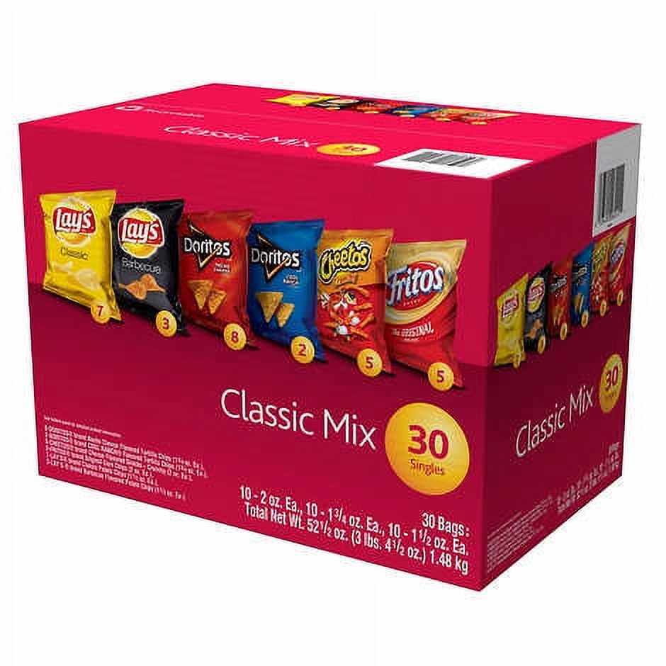 Frito Lay Classic Mix Variety Pack 30 Count