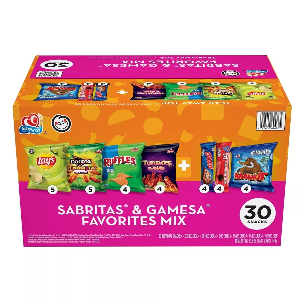 Frito-Lay Favorites Mix Variety Pack (30 Count) - Walmart.com