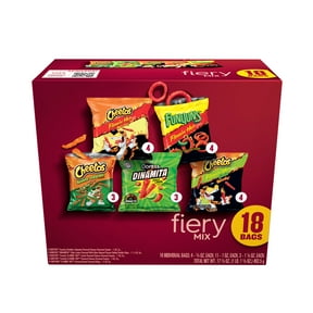 Frito-Lay Minis Doritos Cheetos and SunChips Snacks Variety Pack, Snack ...