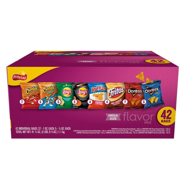 Frito-Lay Variety Pack Snack Chips for Office Breaks - Walmart Business ...