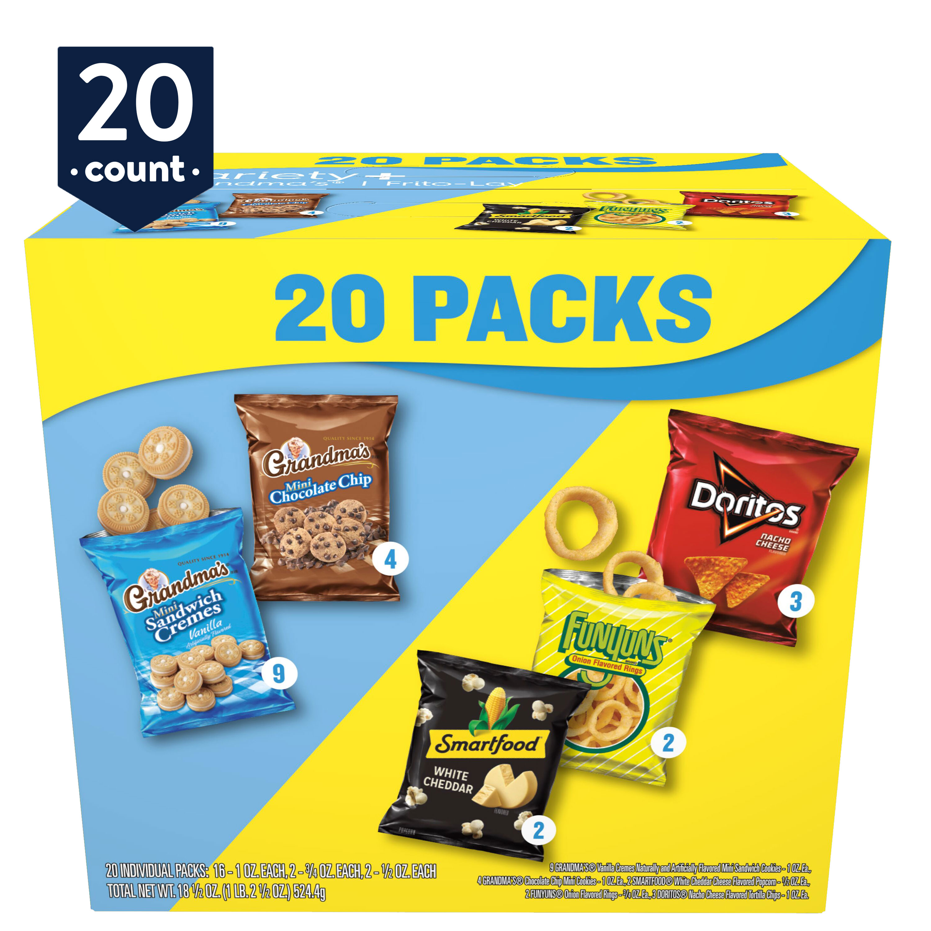 Frito Lay Classic Mix Variety Pack 1 Oz 50 Ct