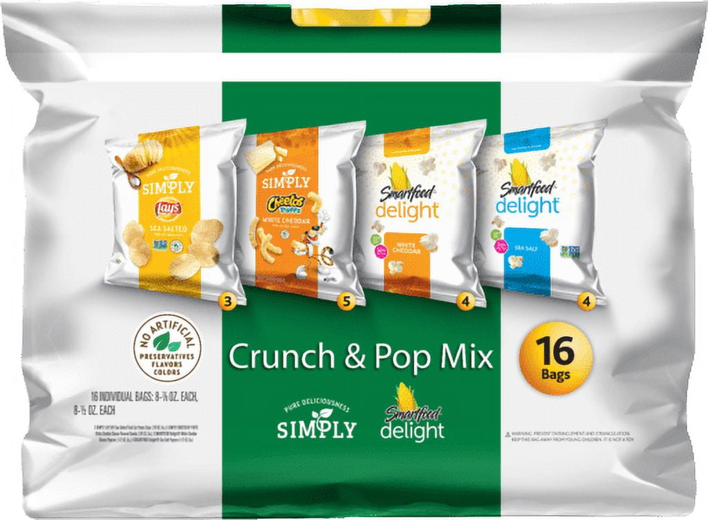Frito Lay Mix 16ct Simply & Smarfood 11.0oz - Walmart.com