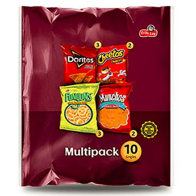 Frito Lay Multipack Variety Pack Snack Chips 10 Count Multipack ...