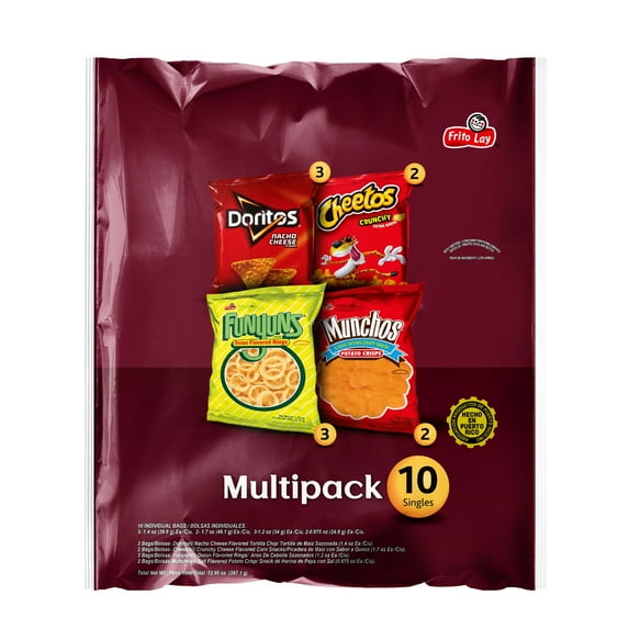 Frito Lay Multipack Variety Pack Snack Chips 10 Count Multipack ...